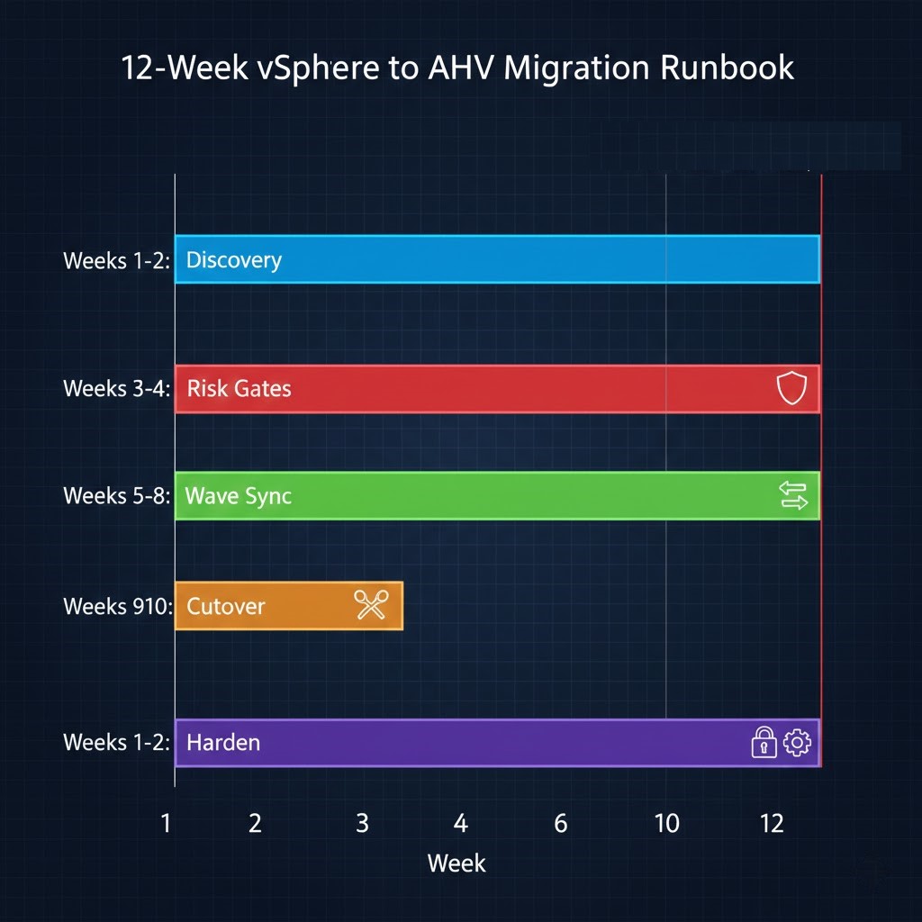 vSphere to AHV Migration The 12-Week Risk-Deterministic Runbook